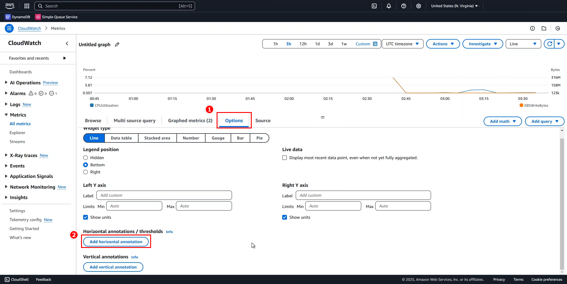 Viewing Metrics :: AWS Account Setup