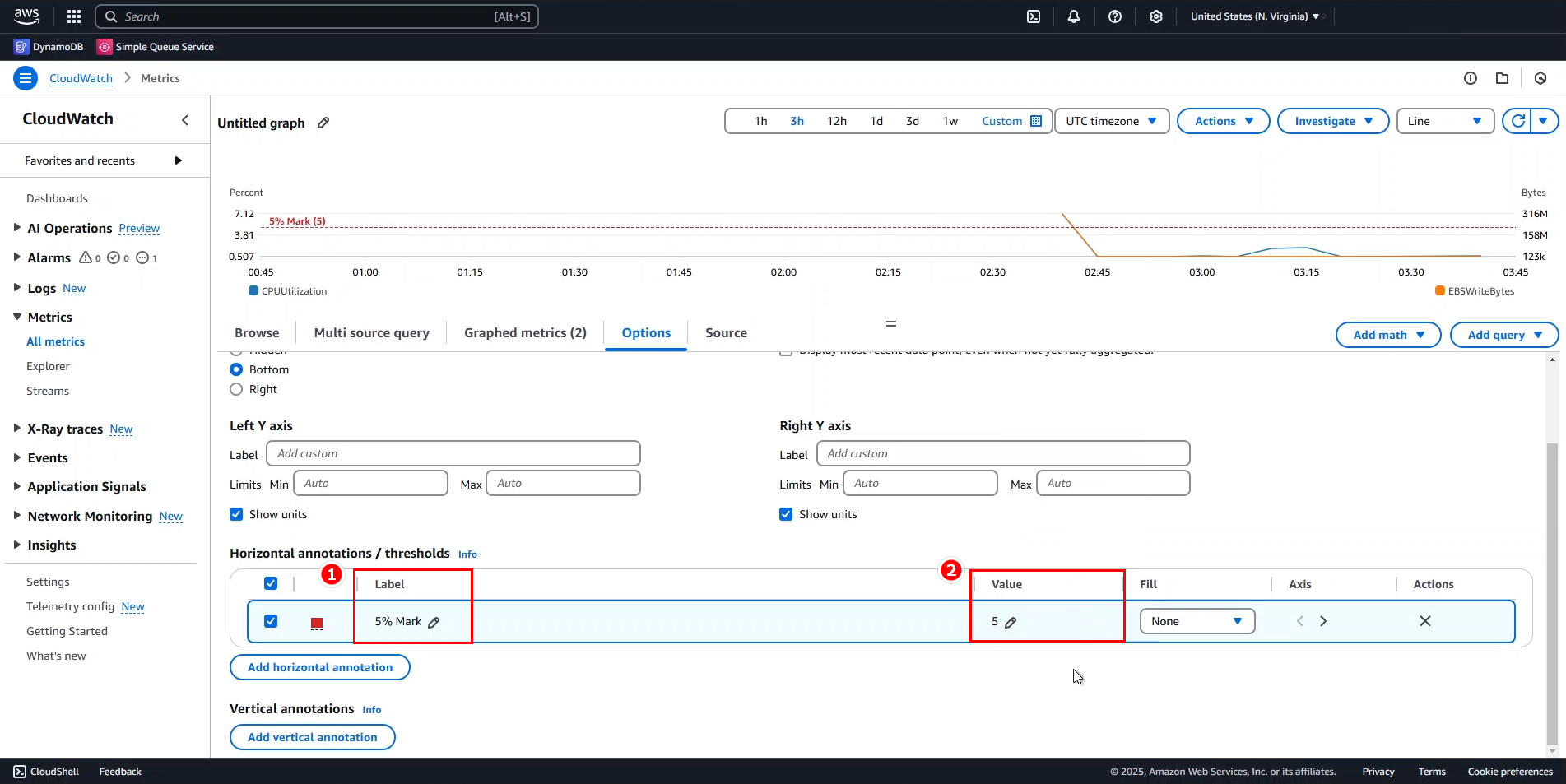 Viewing Metrics :: AWS Account Setup